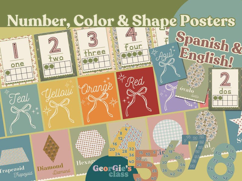 Coquette Bow Classroom Decor Bundle: Vintage French Theme (digital ...