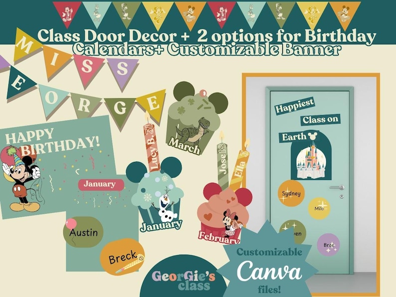 Disney Classroom Decor Bundle. Magic Mouse Classroom. Disney Class ...