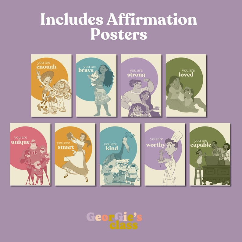 Printable Disney Classroom & Play Room Decor. Disney Posters. Disney ...