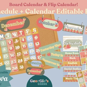 Strawberry Patch Classroom Decor Bundle: Vintage Cottagecore (digital ...