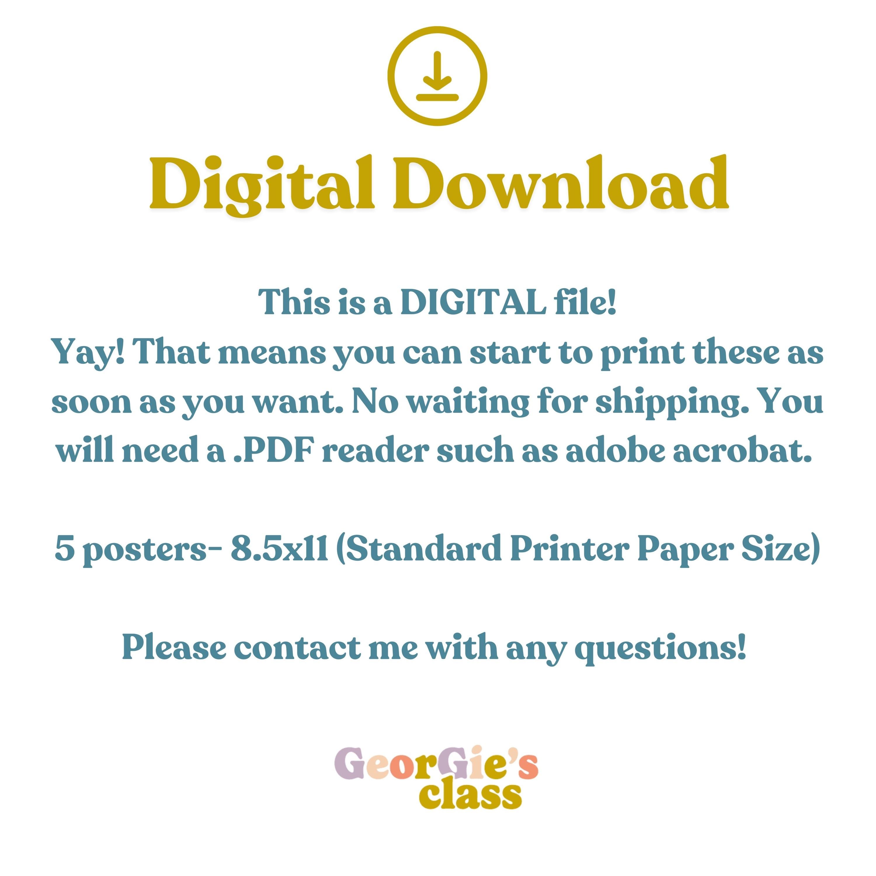 Book Character Affirmation Posters. Toy Room or Classroom Posters. - Etsy