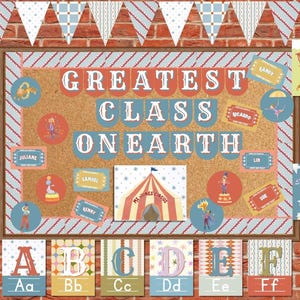 Circus Classroom Decor Bundle: Vintage Carnival Theme (editable Files ...