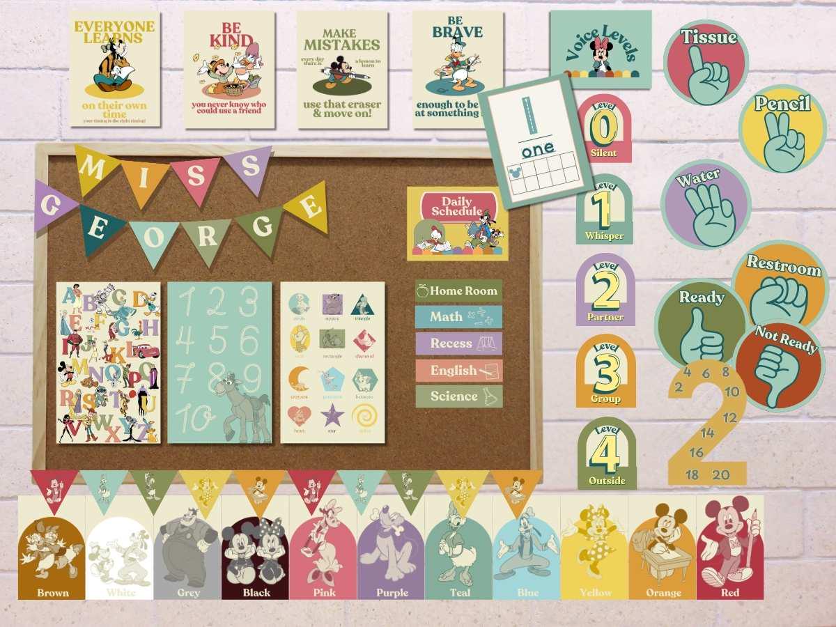 Disney Classroom Decor Bundle. Magic Mouse Classroom. Disney Class ...