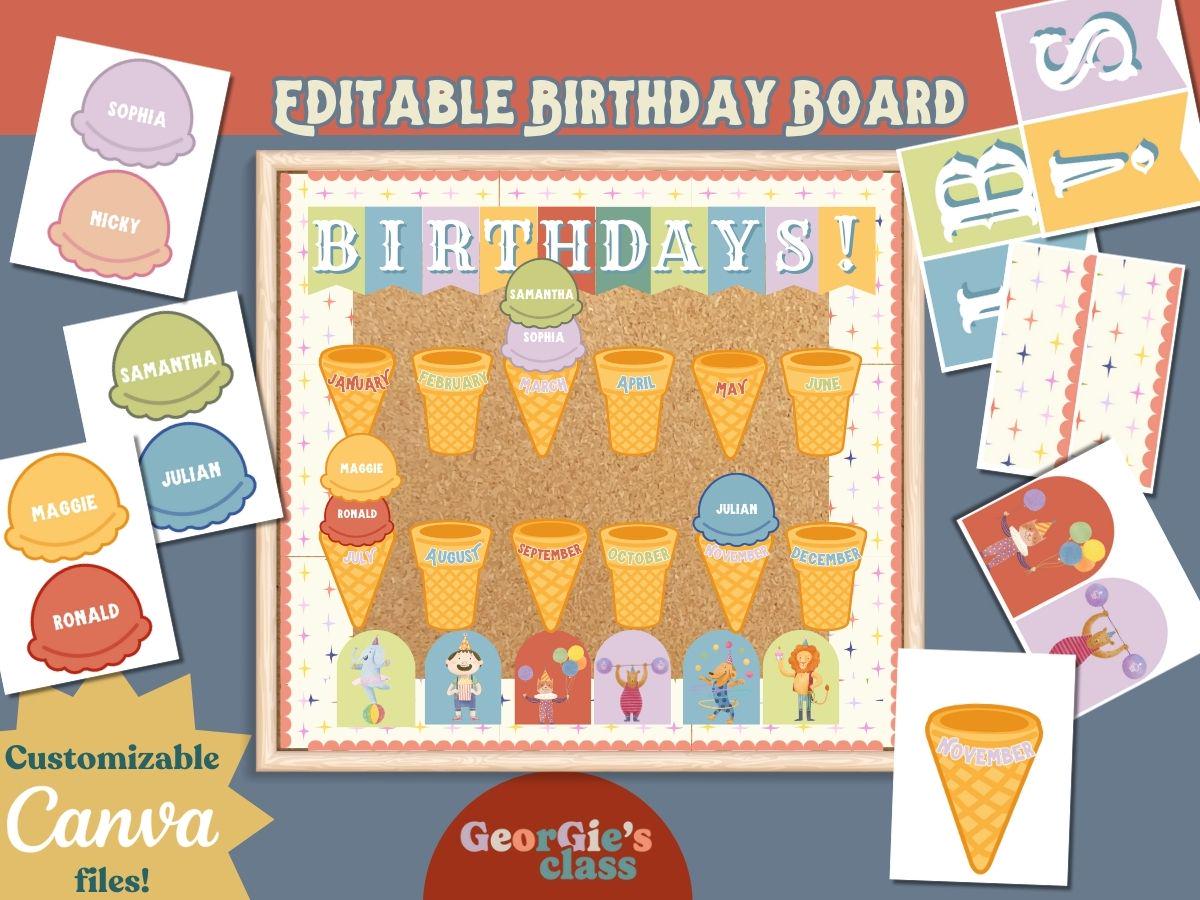 Circus Classroom Decor Bundle: Vintage Carnival Theme (editable Files ...