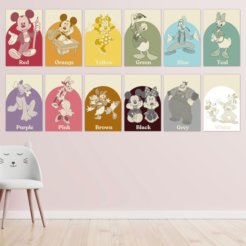 Printable Disney Classroom & Play Room Decor. Disney Posters. Disney ...