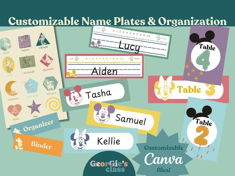 Disney Classroom Decor Bundle. Magic Mouse Classroom. Disney Class ...