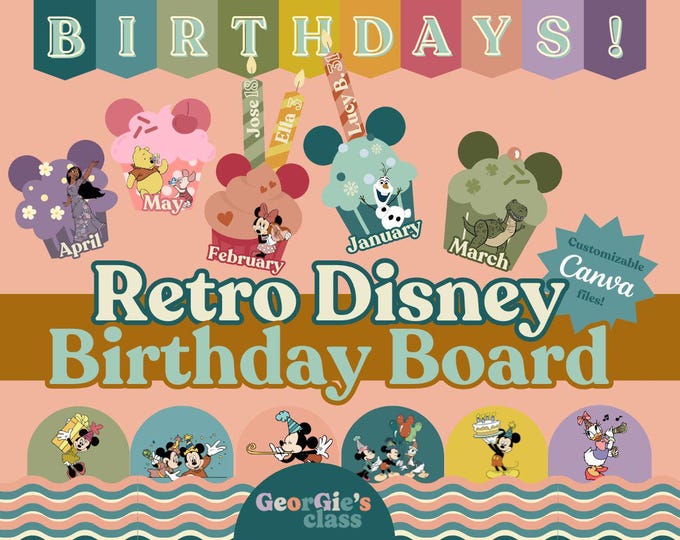 Magical Mouse Bulletin Board Kit, Mouse Classroom Decor | Retro ...