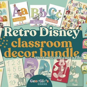 Disney classroom decor - Etsy