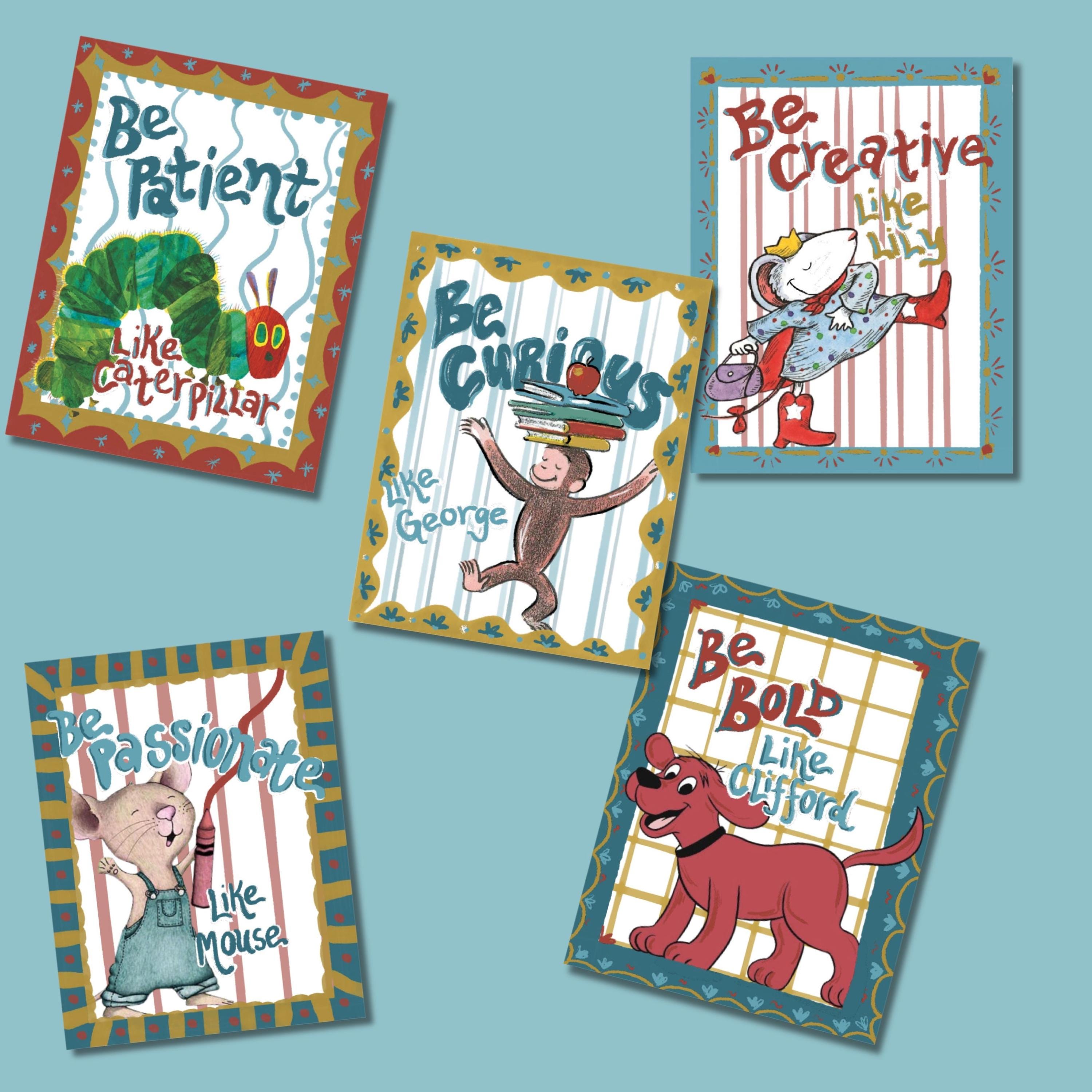 Book Character Affirmation Posters. Toy Room or Classroom Posters. - Etsy