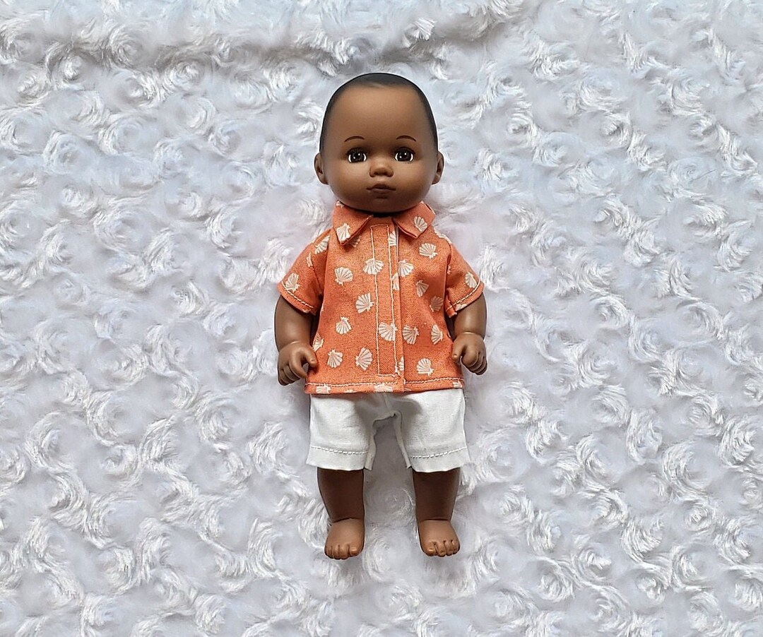Caring for Baby Shells Shirt for 8 Inch Dolls - Etsy