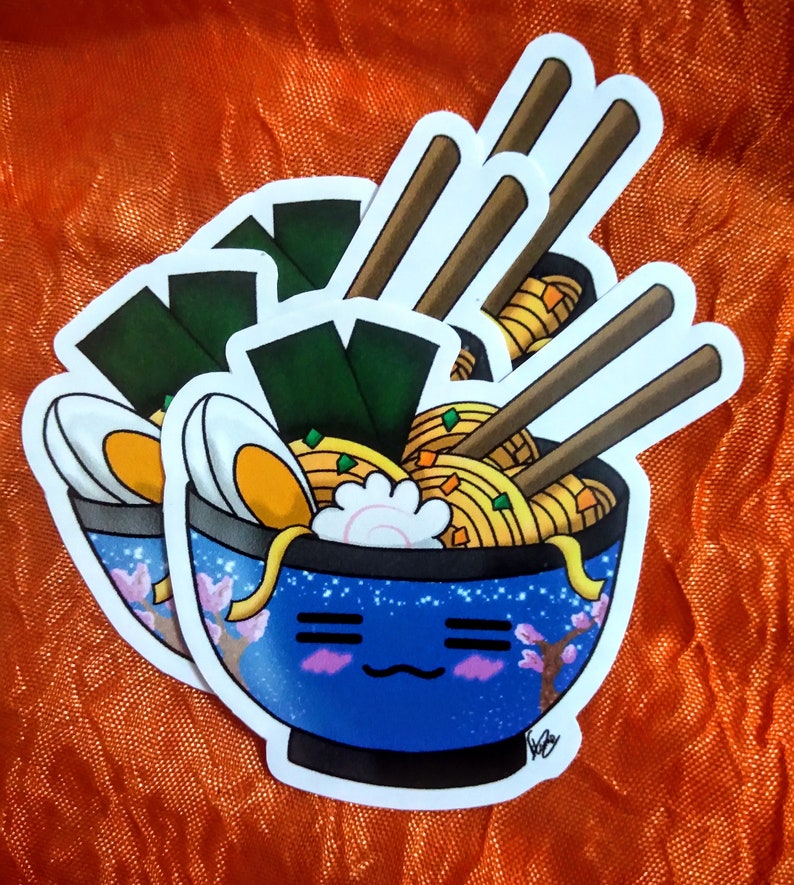 Special Spring Cute Japanese Ramen Noodle Sticker Spring - Etsy