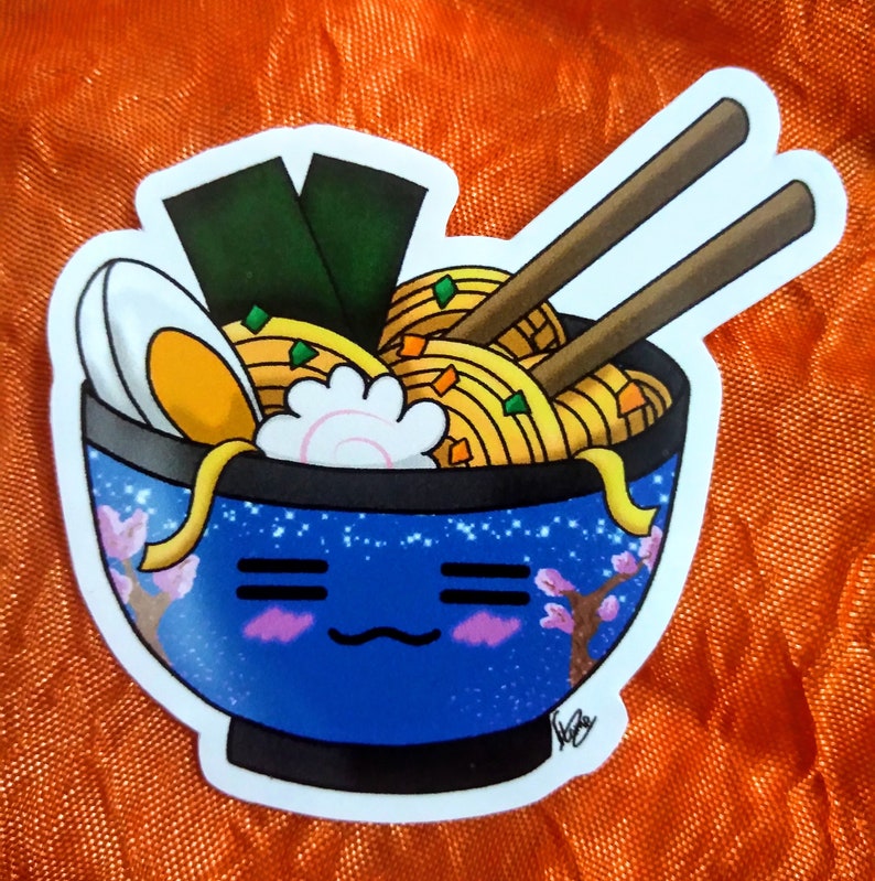 Special Spring Cute Japanese Ramen Noodle Sticker Spring - Etsy