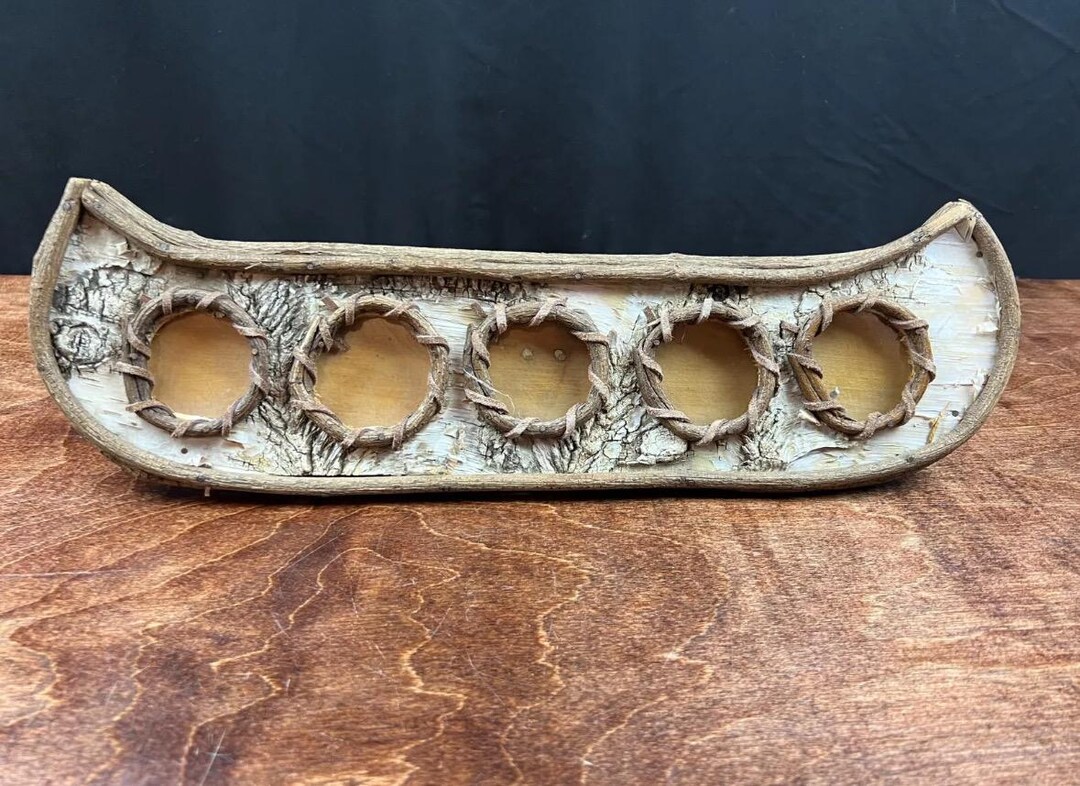 6 Picture Birch Canoe Picture Frame - Etsy