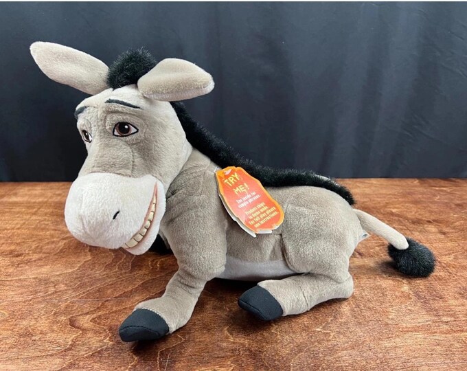 Disney Dreamworks Interactive Talking Wise Crackin Stuffed Donkey With ...