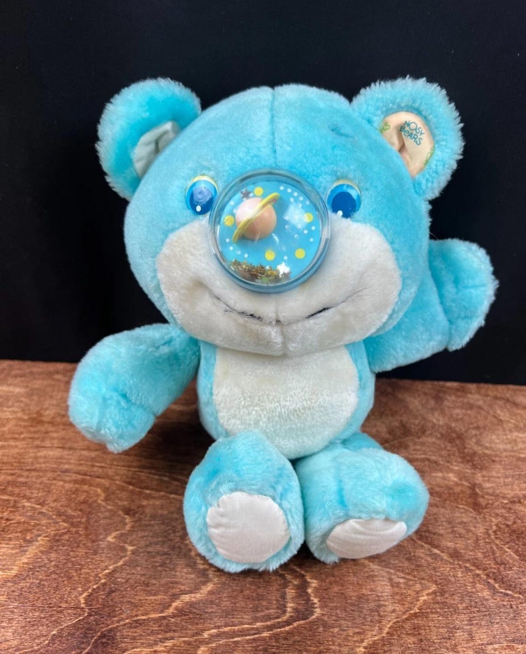 1989 Playskool Nosy Blue Plush Bear Nose Twinkle Star Planet Vintage 80s - Etsy