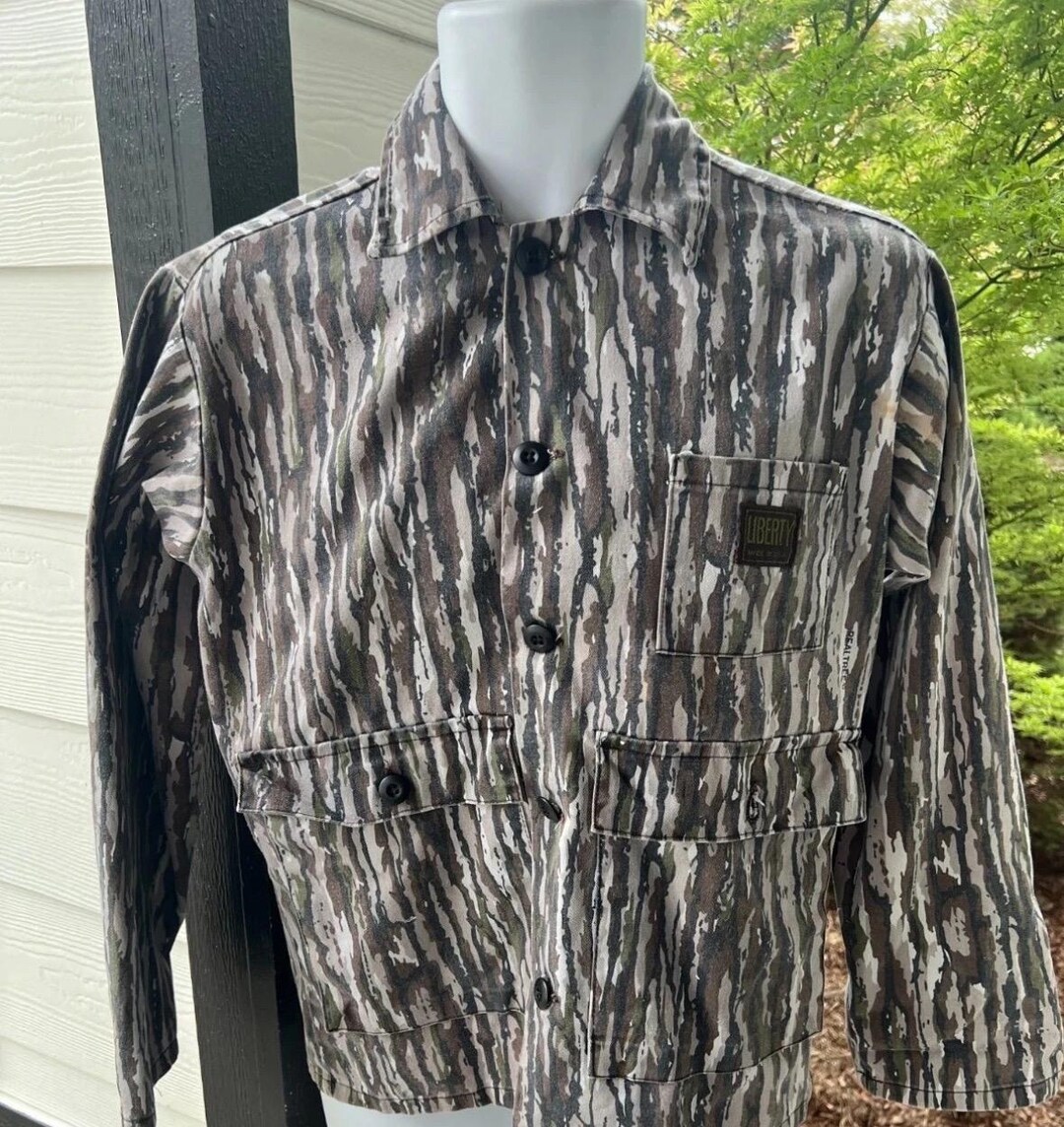 Vtg Liberty Realtree Camo Hunting Chore Bomber Jacket USA Made - Etsy