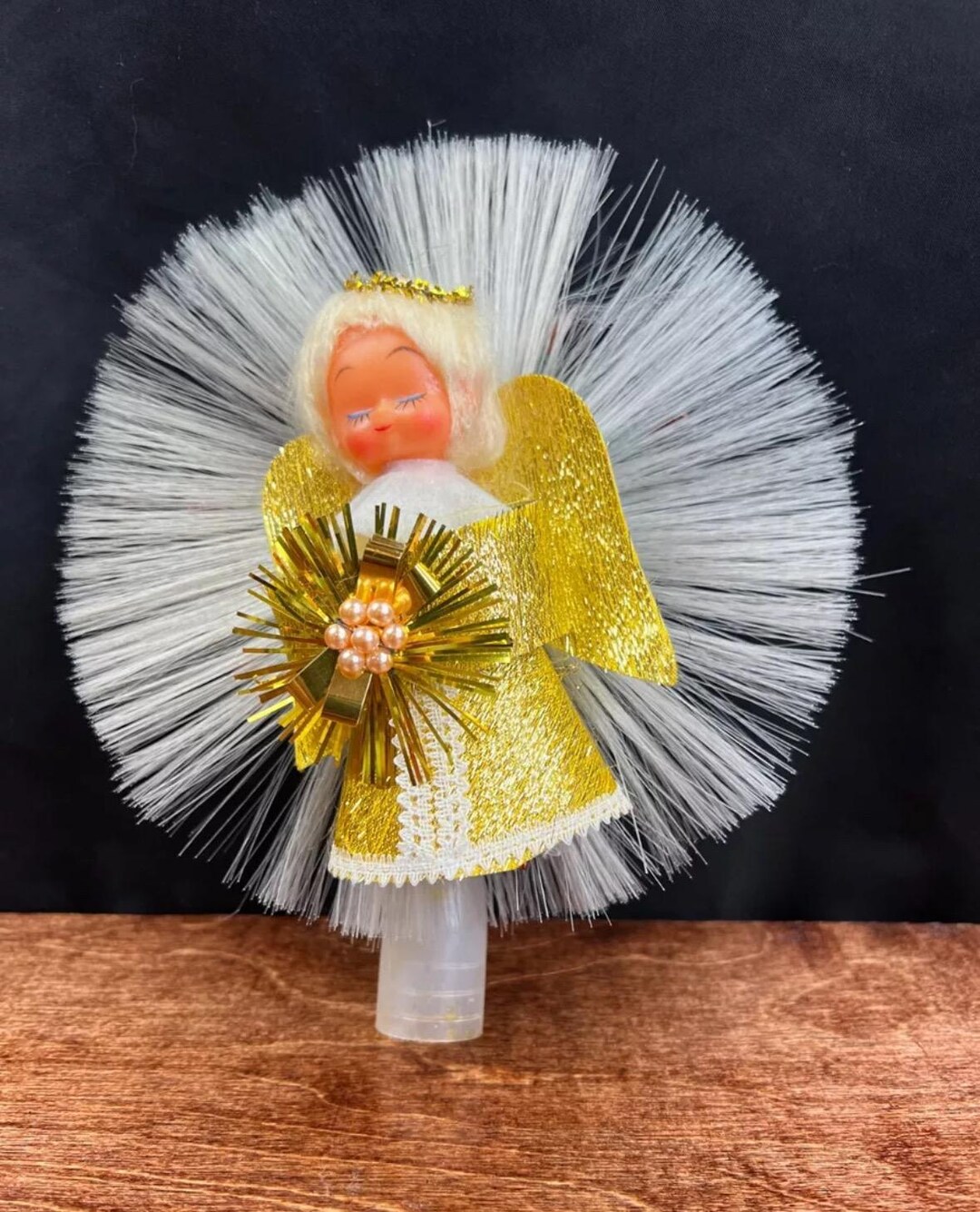 Vintage 60s MCM Angel Tree Topper 8 read Below - Etsy