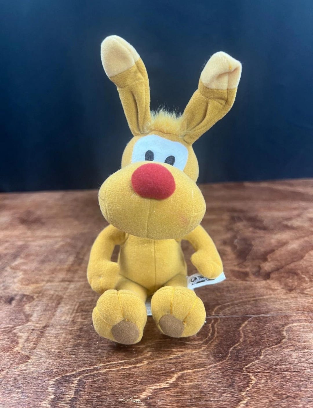 Vintage Disney Store Brain Bean Bag Plush Inspector Gadget Dog Stuffed ...