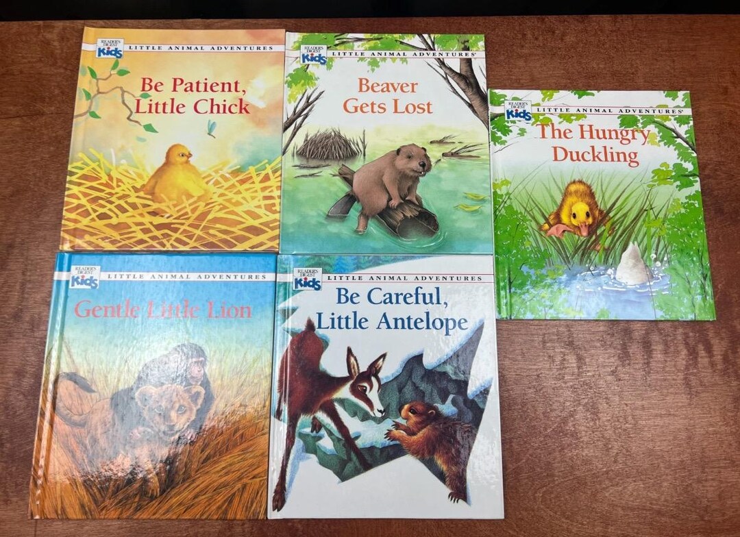 1990s Readers Digest Little Animal Adventures Lot of 5 Books - Etsy