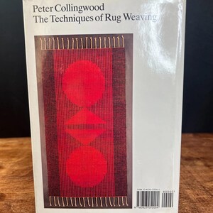 Techniques of Rug Weaving Peter Collingwood 1992 HC DJ VG+ Watson ...