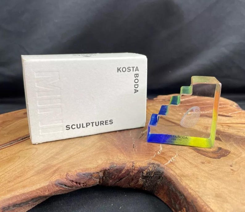 Bertil Vallien Entrance Kosta Boda Sculpture With Box - Etsy