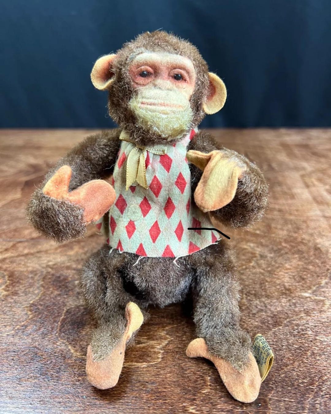 Jay Bee Joseph Boxer Stuffed Poseable Monkey Creepy Chimpanzee Japan ...