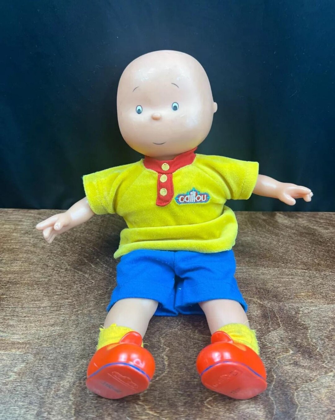 Caillou Doll Vinyl Head and Limbs Soft Plush Body 14 “ - Etsy