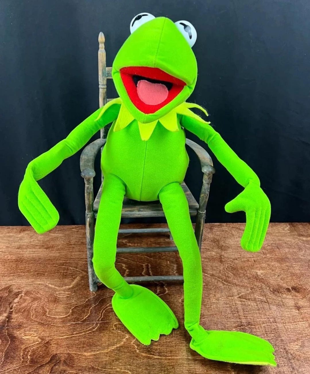 Vintage Kermit the Frog Jim Henson Plush 19" Nanco - Etsy