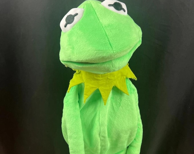 Vintage the Muppets Kermit the Frog Professional Hand Puppet 22" - Etsy