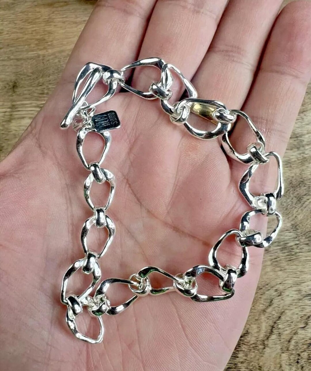 Robert Lee Morris RLM Soho Silver Chain Bracelet - Etsy