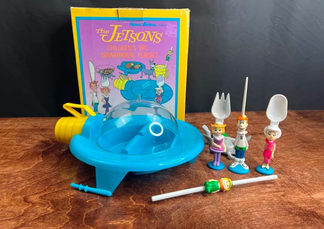 1989 Hanna Barbera the Jetsons Dinnerware Playset Space Car - Etsy