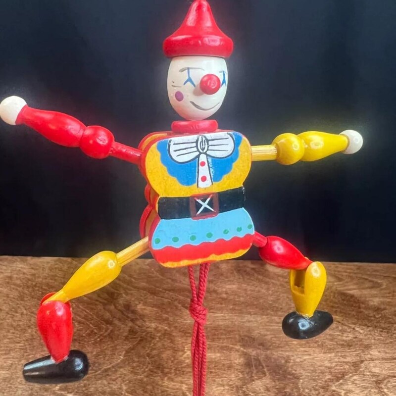 Pull String Puppet - Etsy