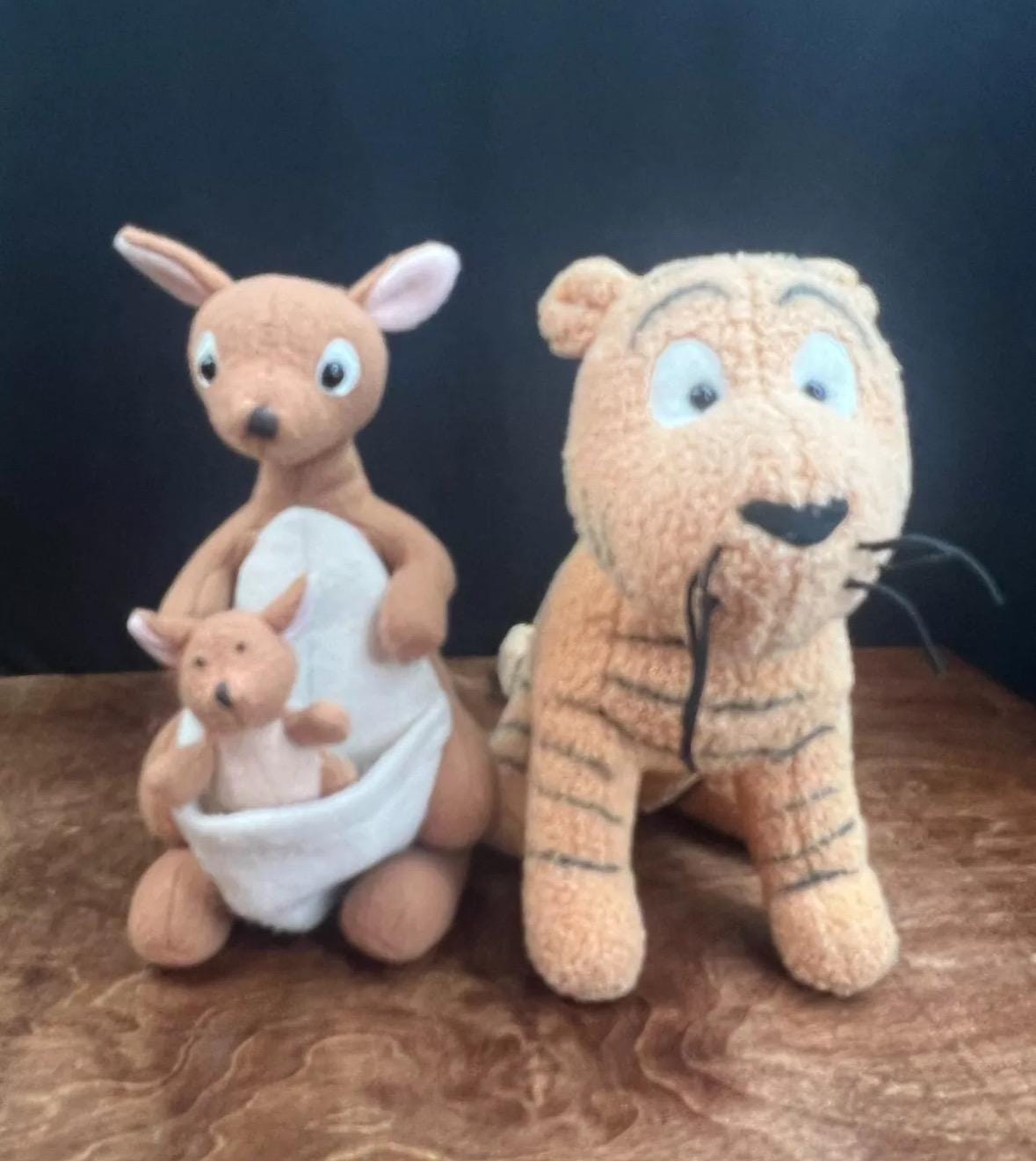 Classic Winnie the Pooh Plush Set Pooh Tigger Kanga Roo Eeyore Rabbit ...