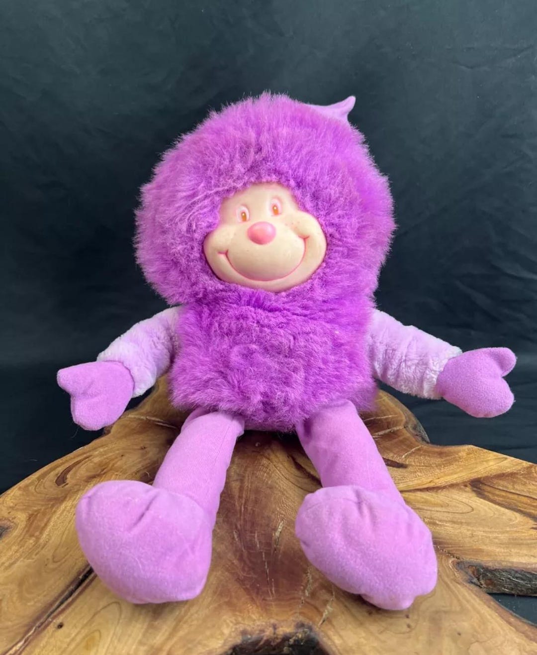 Vtg 1984 Rainbow Brite Sprite Purple Storybook Friends Rubber Face ...