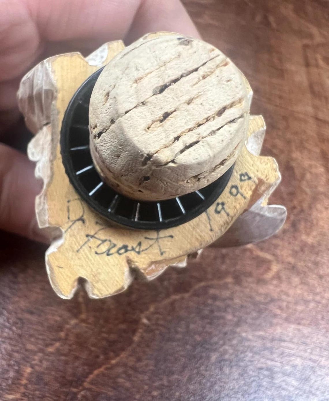 Vintage Hand Carved Old Man Cork Wine Bottle Stopper Seattle Seahawks ...