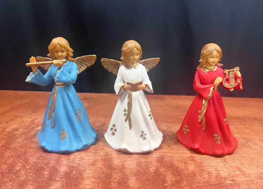 Vintage 1960s Angels Ornaments Hong Kong Tree Toppers Lot of 3 - Etsy