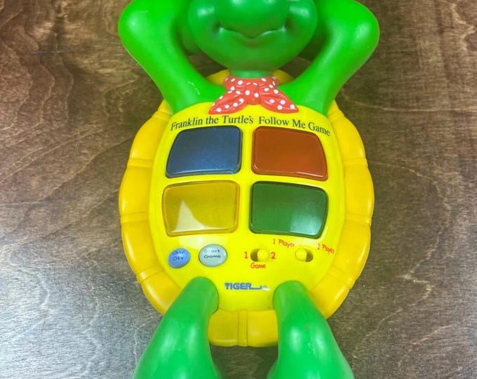 2000 Tiger Franklin the Turtle Electronic Toy Lot Phonics Follow Me ...
