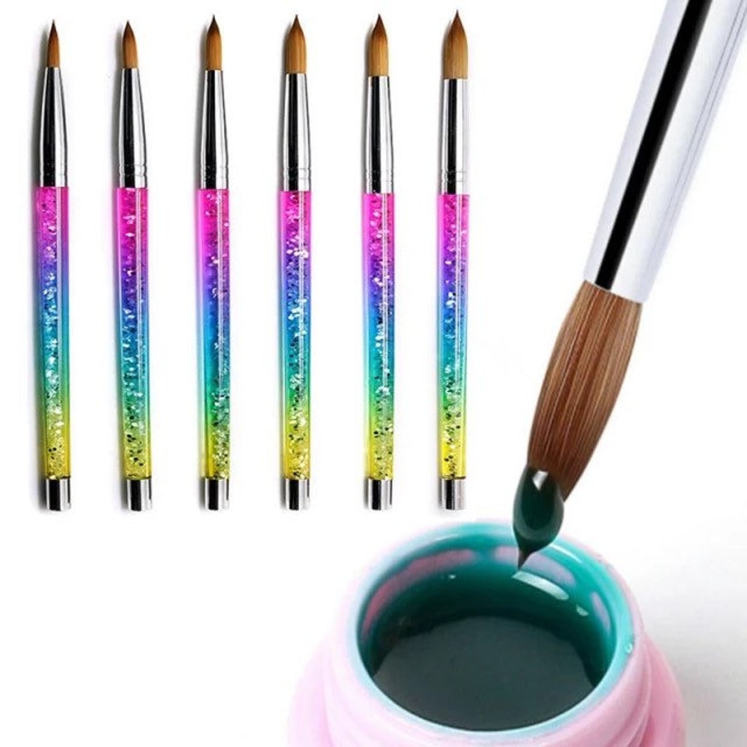 Pinceau acrylique, Pinceau acrylique pour ongles, Pinceau acrylique ...