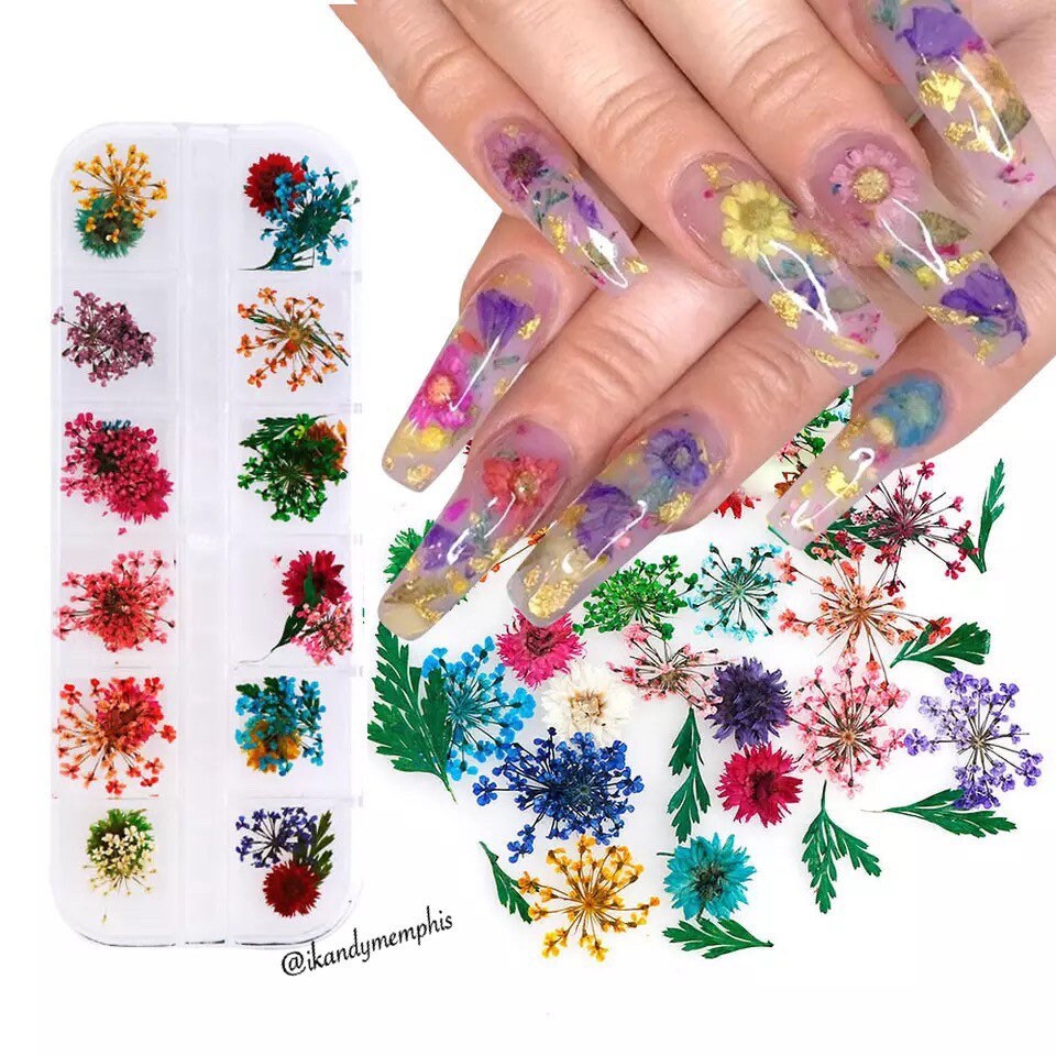 Flower Nail Art, Flowers for Nail, Leaf Nail Art, Flower Nails - Etsy