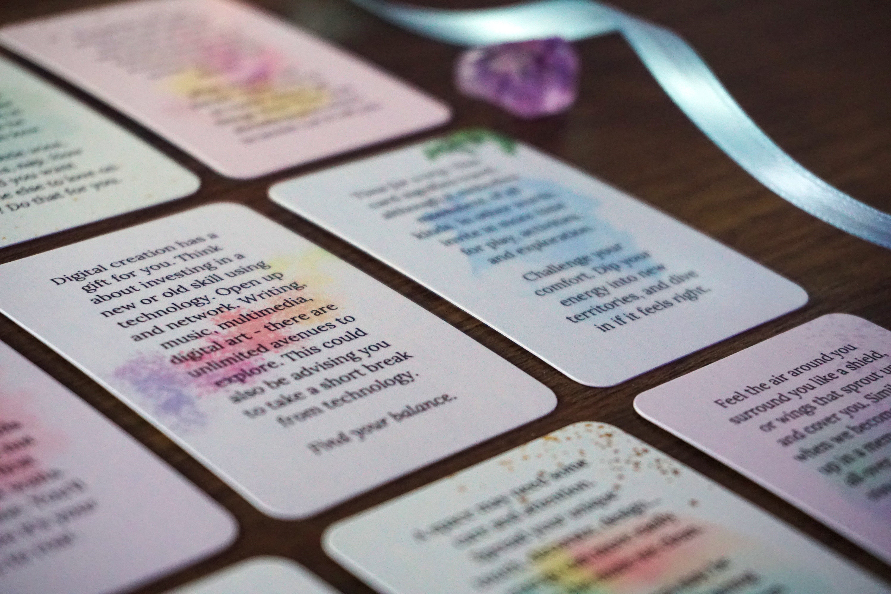 Next Steps Mini Oracle Deck, Cute Mini Oracle Card Deck, Tarot-inspired ...