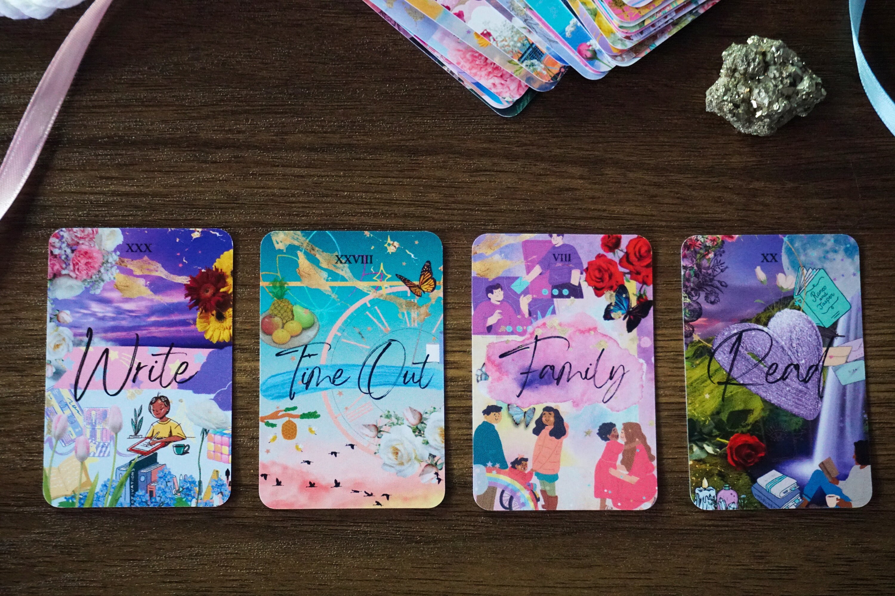 Next Steps Mini Oracle Deck, Cute Mini Oracle Card Deck, Tarot-inspired ...