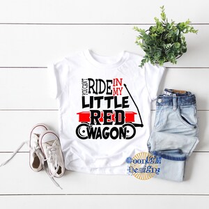 You Can’t Ride in My Little Red Wagon | Music Lyrics Shirt | Country ...