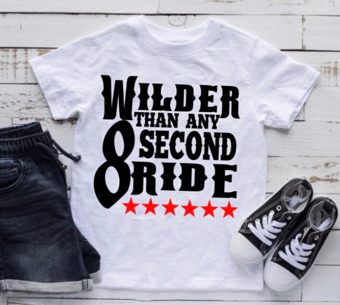 Wilder Than Any 8 Second Ride Country Music Lyrics Shirts - Etsy