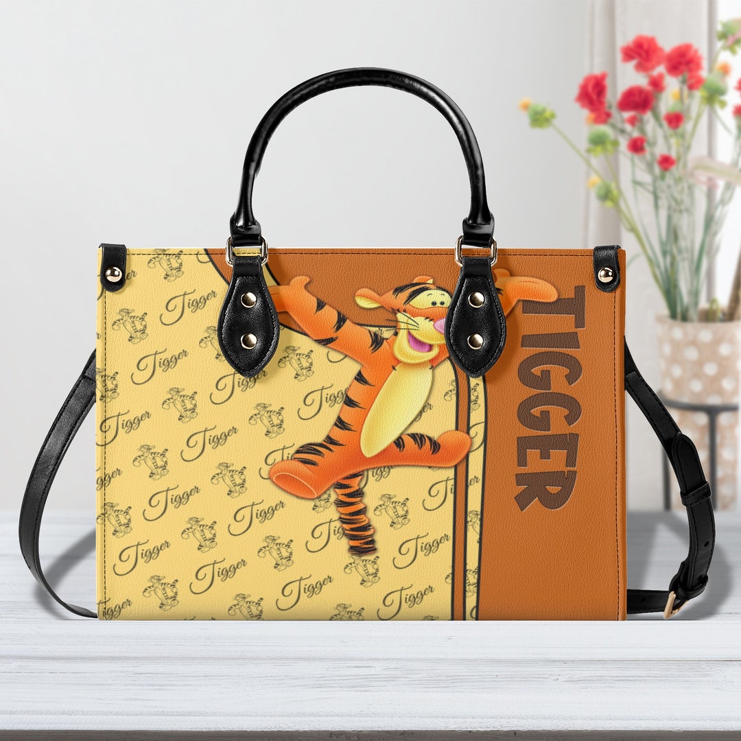 The Tigger Women Leather Handbag, Travel Handbag, Gift for Fan ...
