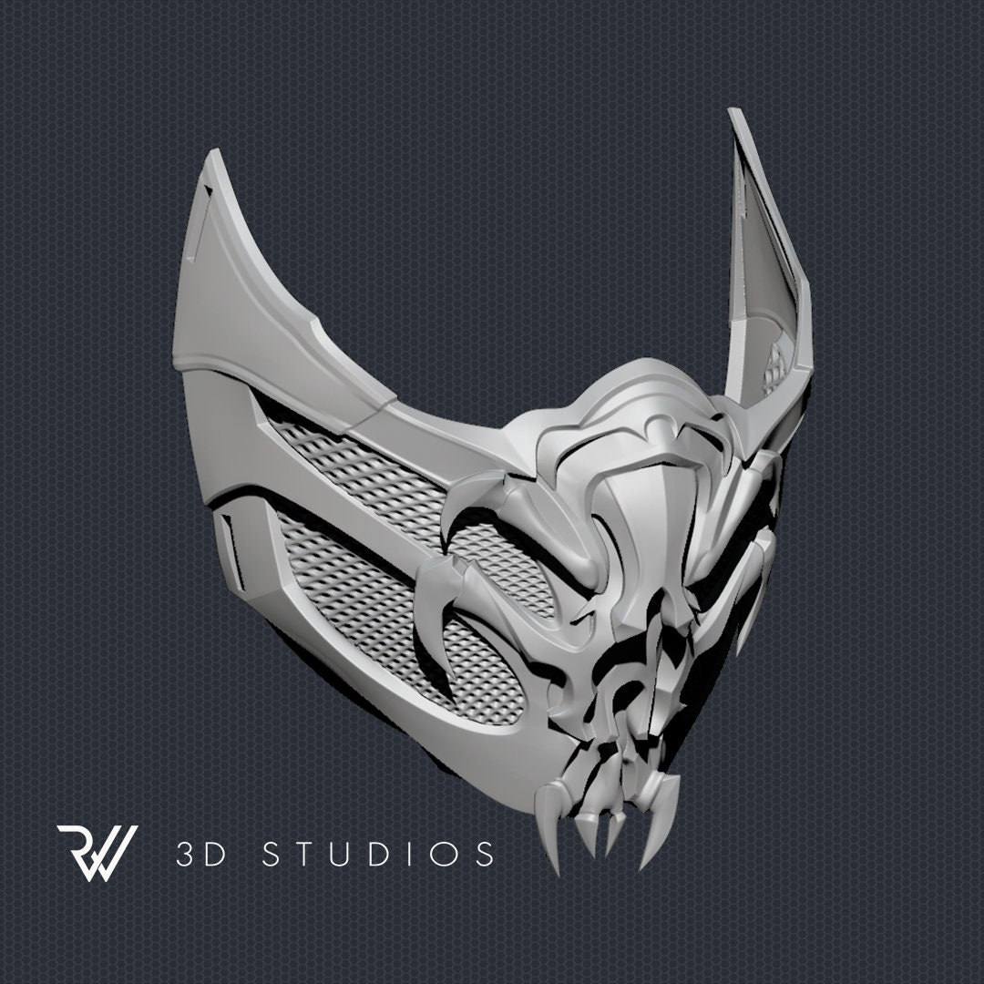 MK11 Aftermath Scorpion Mask STL File - Etsy Canada