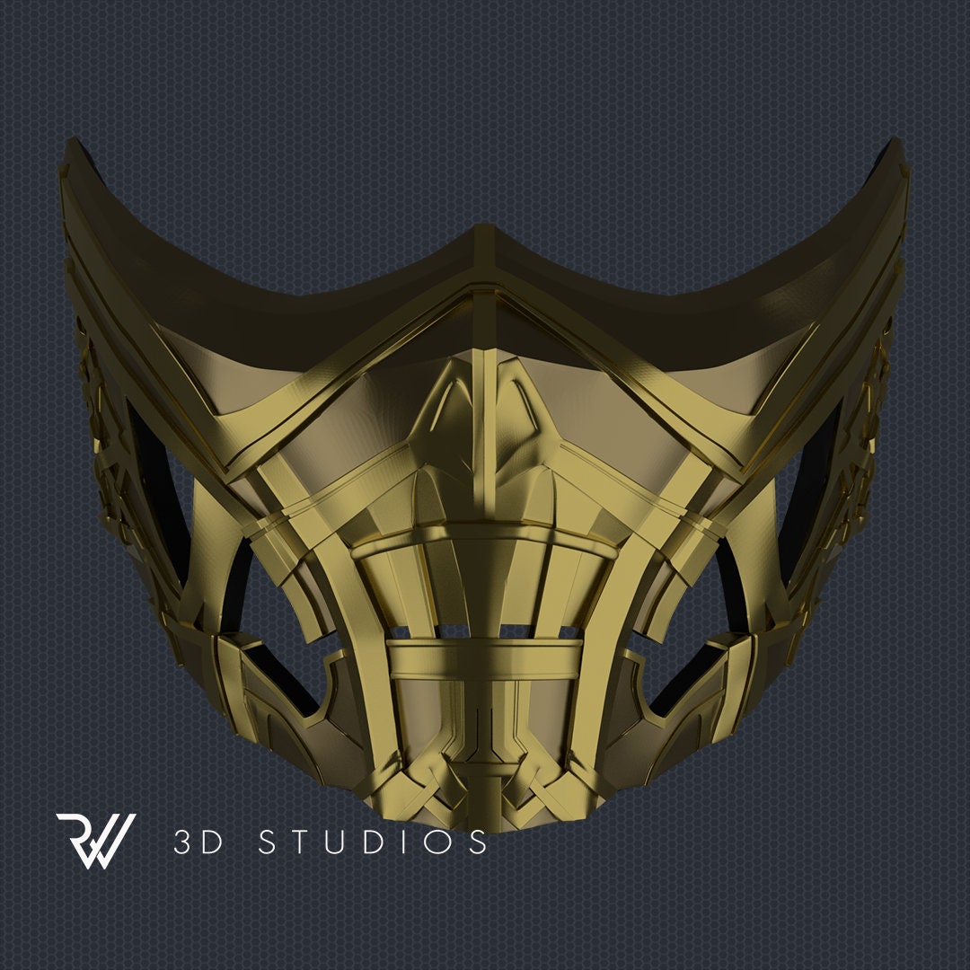 Scorpion New Mask - Mortal Kombat Movie 2021 - STL File - Etsy