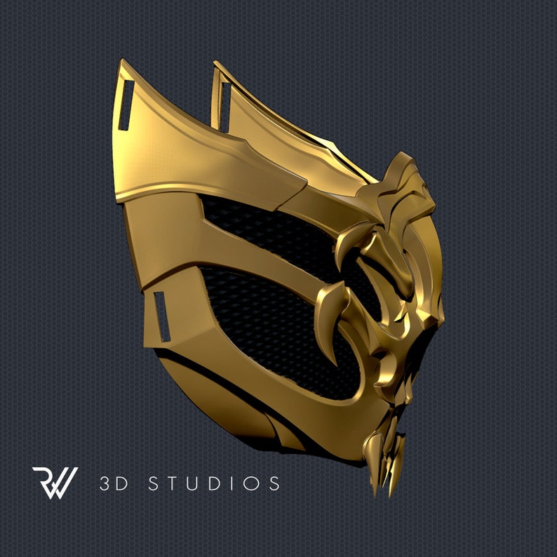 MK11 Aftermath Scorpion Mask STL File - Etsy Canada