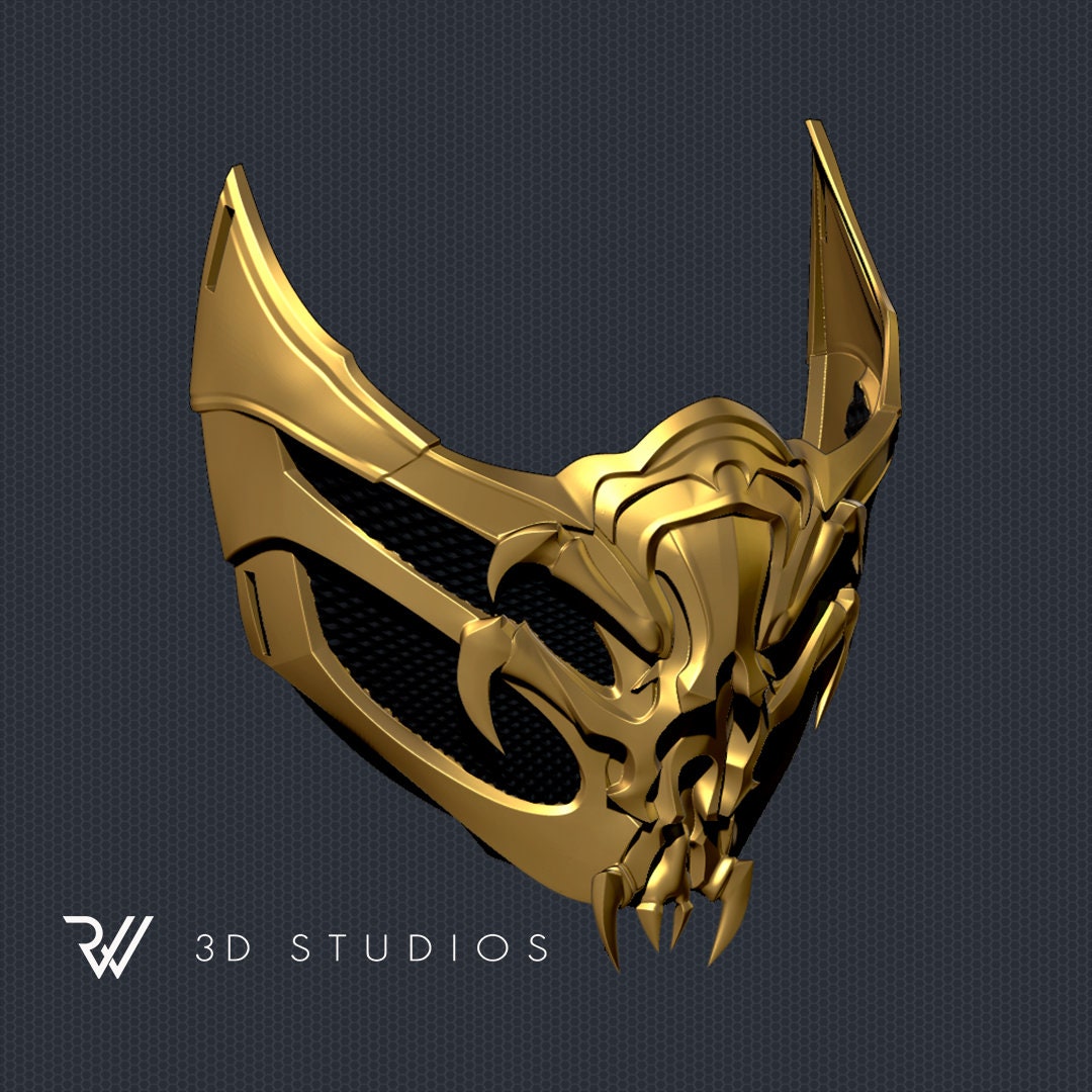 MK11 Aftermath Scorpion Mask STL File - Etsy Canada