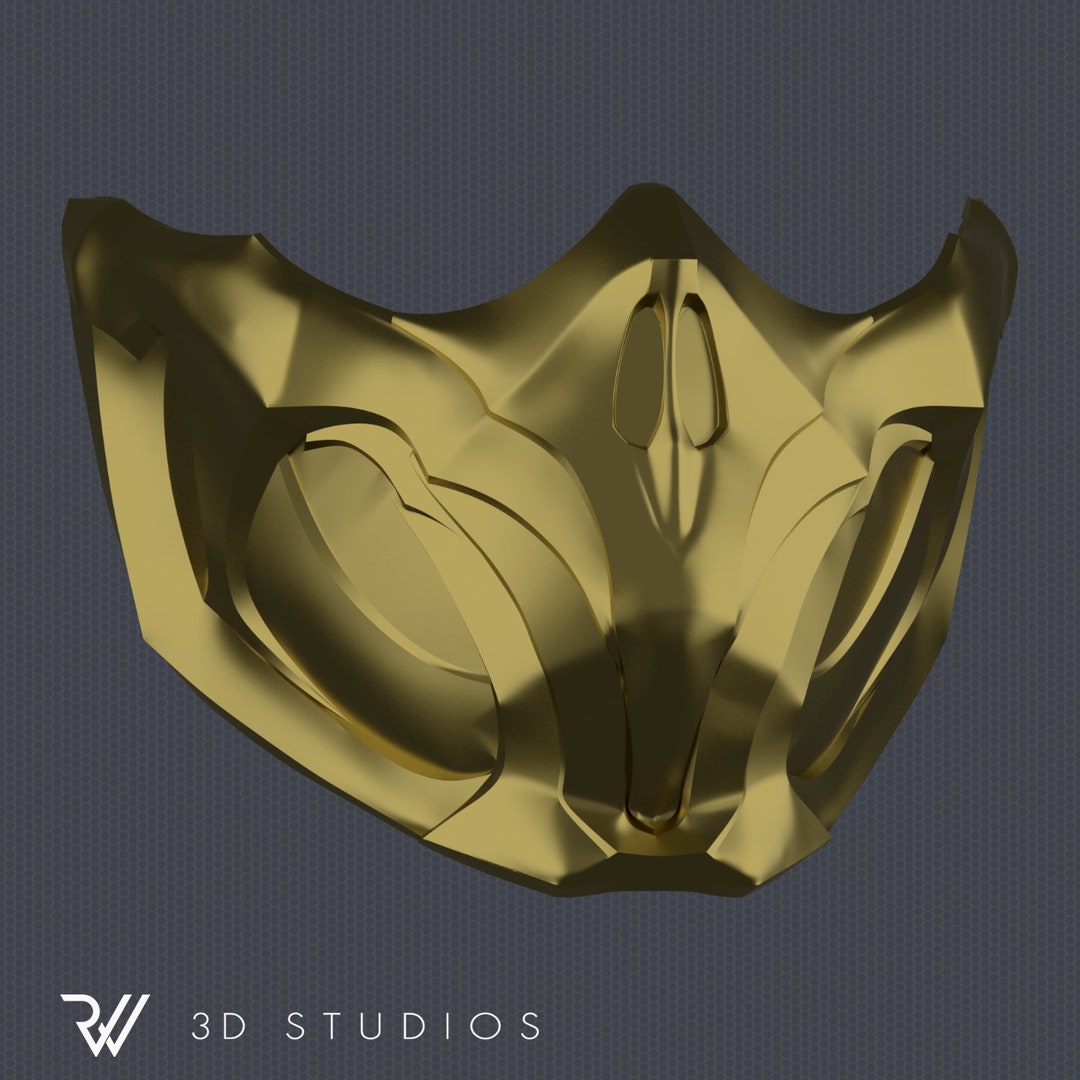 MK11 Scorpion Mask V1 - STL File - Etsy
