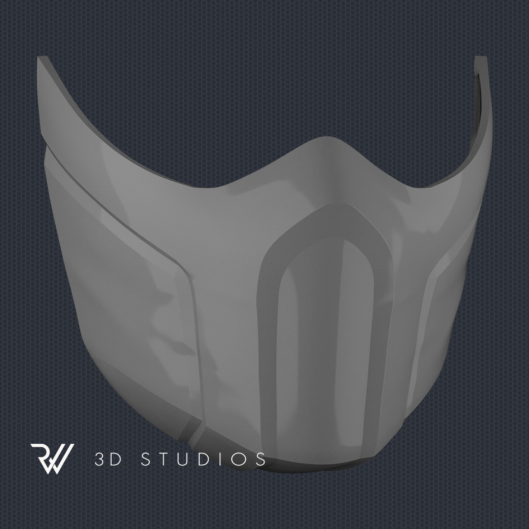 MK11 Sub-zero Mask V3 STL File | Etsy